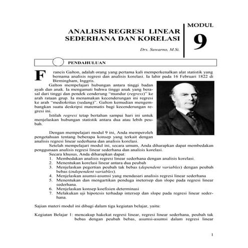 Analisis regresi | PDF