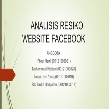 SEKILAS TENTANG FACEBOOK | PPTX