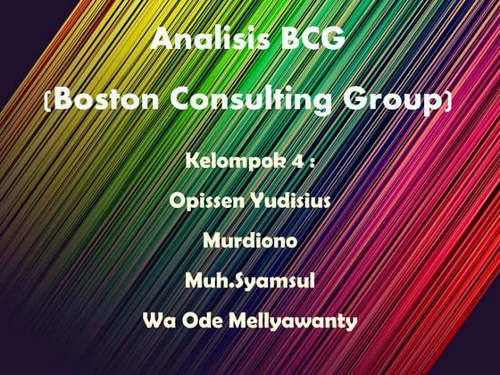 Bcg dan matrix in Bahasa | PDF