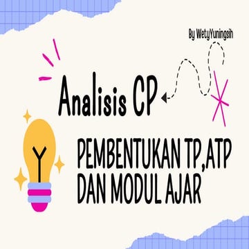 Analisis CP modul ajar presentasi okey s | PDF