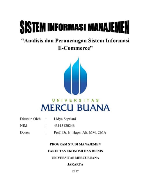 Presentasi Pembuatan Website E-Commerce | PPT