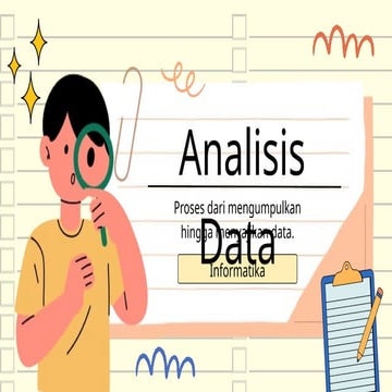 PPT ANALISIS DATA KELAS 9 (INFORMATIKA). | PDF