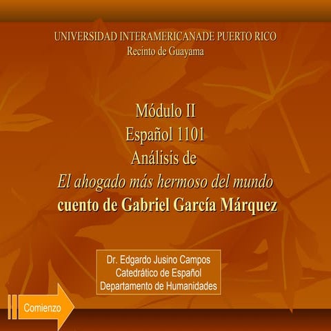 Analisis de el_ahogado_mas_hermoso_del_mundo_cuento_de_gabriel_garcia ...
