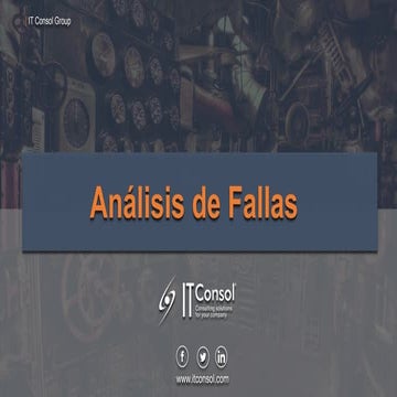 Análisis de fallas en equipos para garantizar confiabilidad | PDF