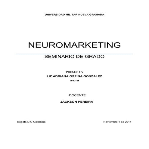 Presentación neuromarketing | PDF