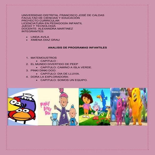 Analisis de programas | DOCX