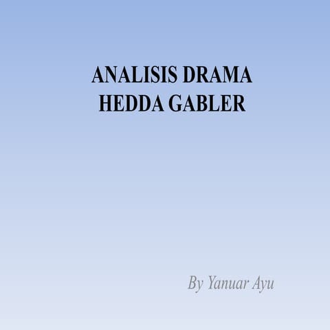 Analisis drama | PPT