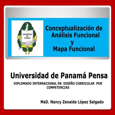 Analisis funcional o mapa funcional julio- nancy salgado 2014 | PPTX