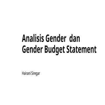 Analisis Gender dan Gender Budget Statement.pptx