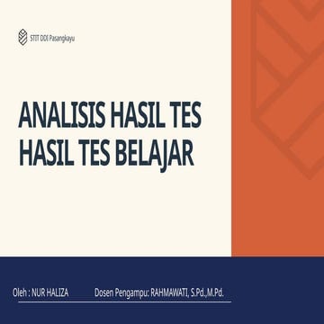 Analisis Hasil Tes Hasil Tes Belajar(1).pptx
