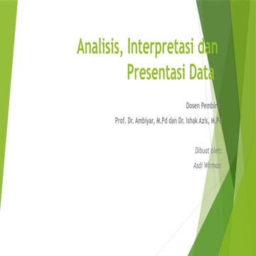 Analisis, Interpretasi dan Presentasi Data ok.pptx