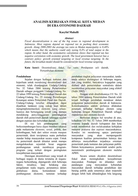 Analisis kebijakan fiskal | PDF Analisis kebijakan fiskal | PDF