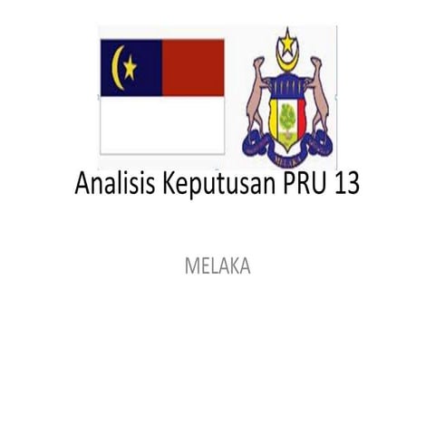 Analisis keputusan pru 13 | PPTX