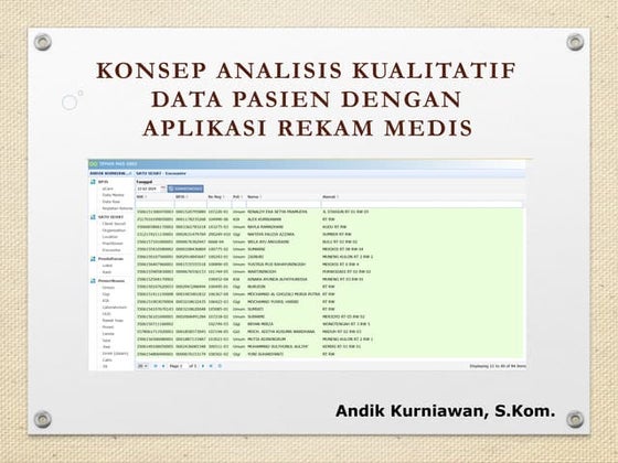 ANALISIS KELENGKAPAN PENGISIAN CATATAN MEDIS (KLPCM).pptx