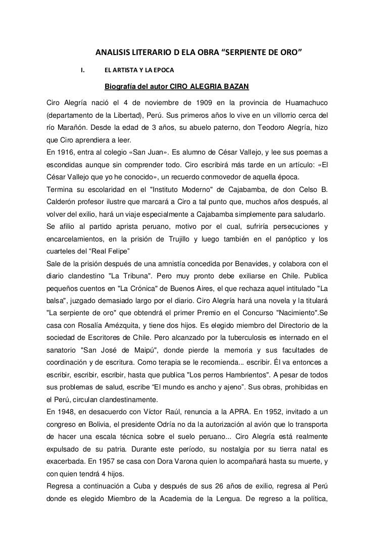 Analisis Literarios Ejemplos Definicion