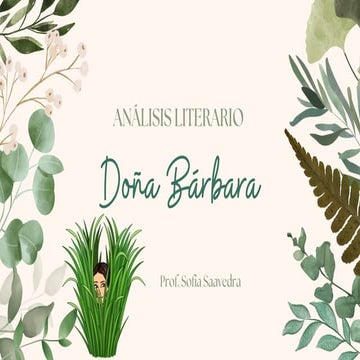 Análisis literario - Doña Bárbara.pdf