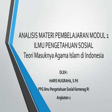 ANALISIS MATERI PEMBELAJARAN MODUL 1.pptx