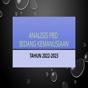 ANALISIS PBD 2022 MENGIKUT TINGKATAN.pptx