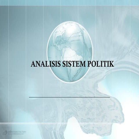 Analisis sistem politik | PPT