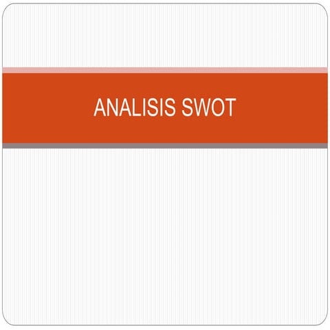 Analisis swot | PPT