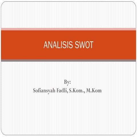 Analisis swot | PPT