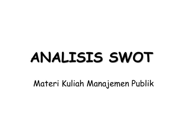 Perhitungan Analisis SWOT pada Perusahaan1.pptx