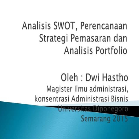 Analisis swot oke | PPT