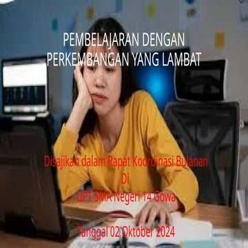 ANALISIS TANTANGAN PEMBELAJARAN LAMBAT.ppsx | Free Download