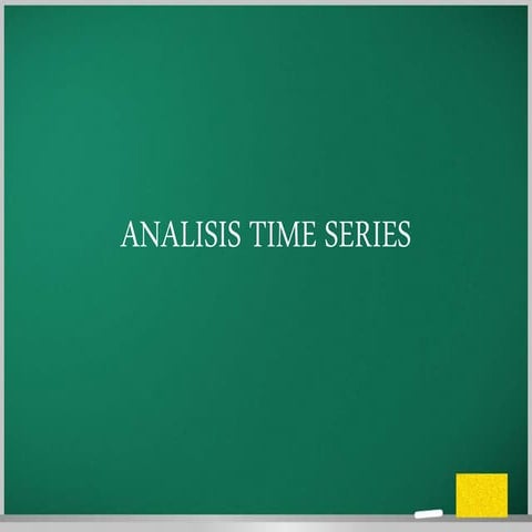 Analisis Time Series | PPTX