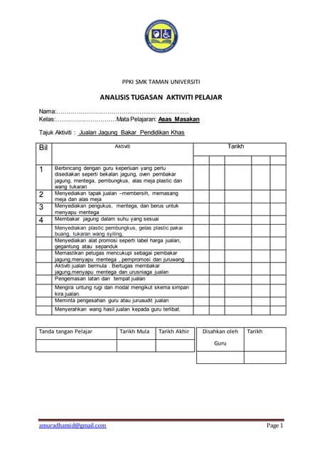 Latihan asas tanaman | DOCX