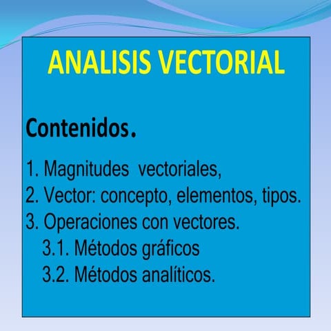 Mapa mental vectores | PPTX
