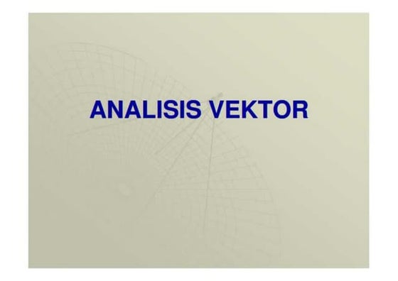 Vektor dan aplikasinya | PPT