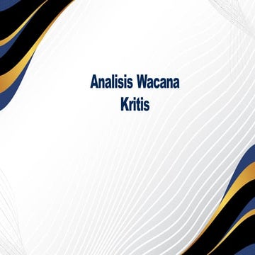 Analisis Wacana Kritis Sara Mills Berita.pptx