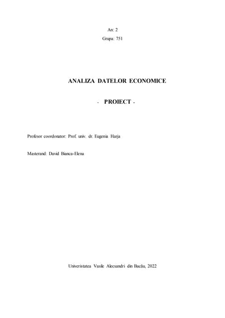 Analiza economico financiara | PDF