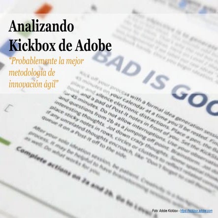 Analizando Adobe Kickbox 2016 | PDF