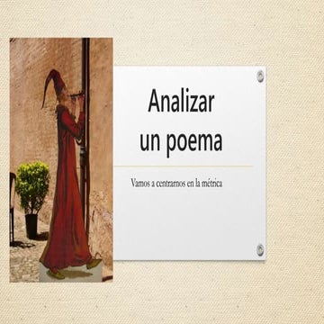 Analizar un poema | PPTX