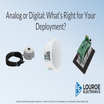 Analog Or Digital? | PPTX | Digital Audio | Computer Software and Applications