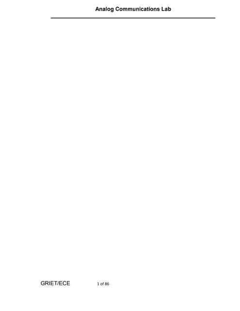 Pulse amplitude modulation & demodulation | PDF