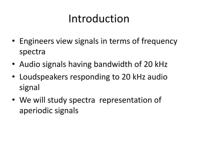 Properties of fourier transform | PPTX