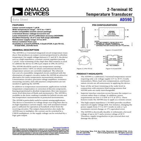 ad590 datasheet | PDF