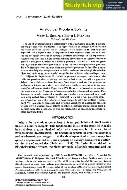 Analogical Reasoning | PDF | Science