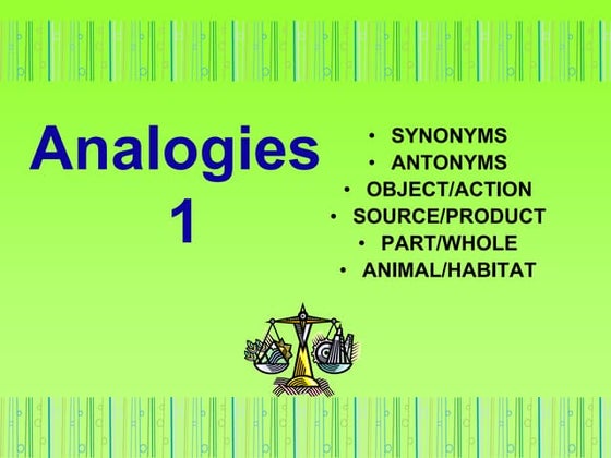 Types Of Analogies