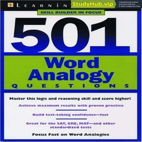 Analogies Pdf