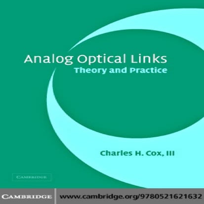 Analog optical link | PDF