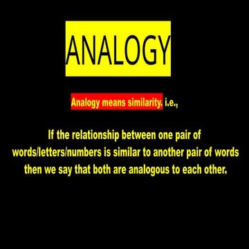 Analogy (An Important topics for competitive exams.pptx