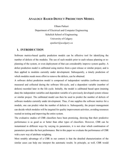 Nature Based Prediction Model Of Bug Reports Based On Ensemble Machine Learning Modeldocx