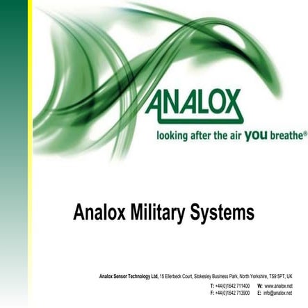 Analox Military Systems | PPS