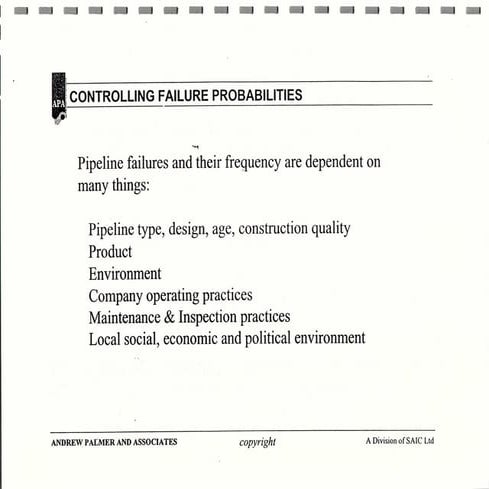 Pipeline risk management manual ideas techniques and resources third ...
