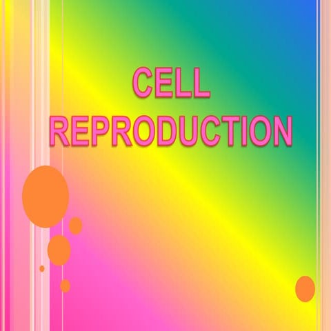 Cell Reproduction | PPTX