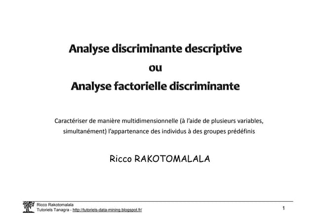 Analysediscriminantedescriptivepdf